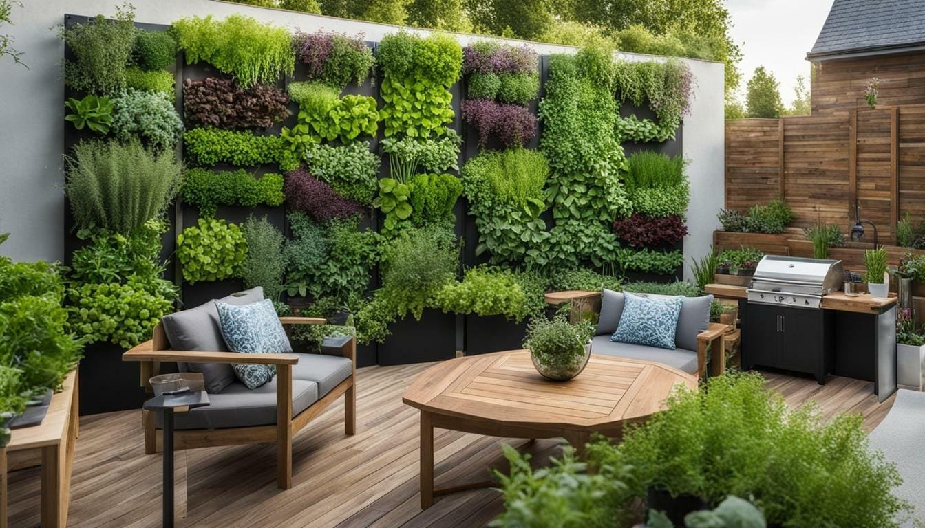 Revolutionize Your Space with a Vertical Outdoor Herb Garden - Vertical ...