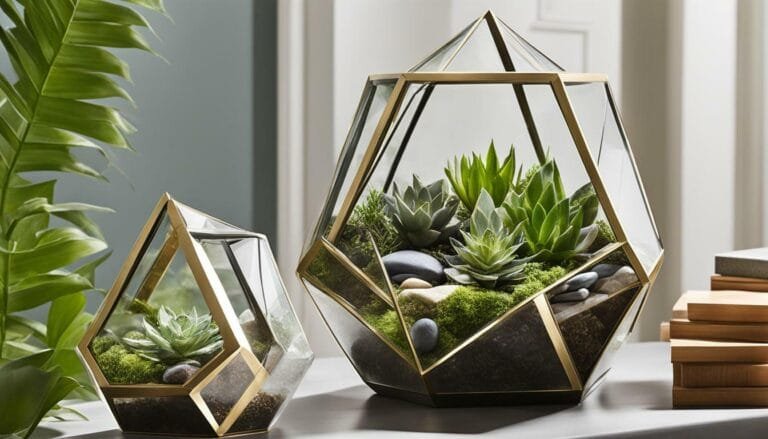 Explore Modern Geometric Terrariums: Style Meets Nature – Vertical Live ...